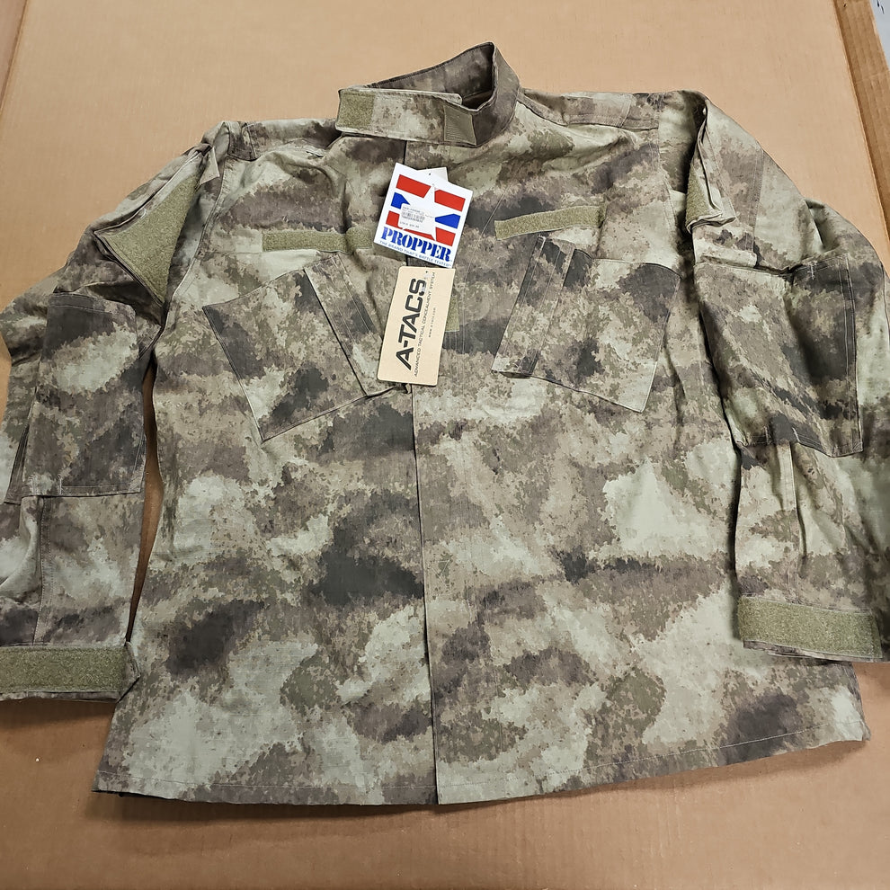 ACU Coat: A-TACS Pattern, AU Camo Pattern, Large/Long F5459383794L3 ...