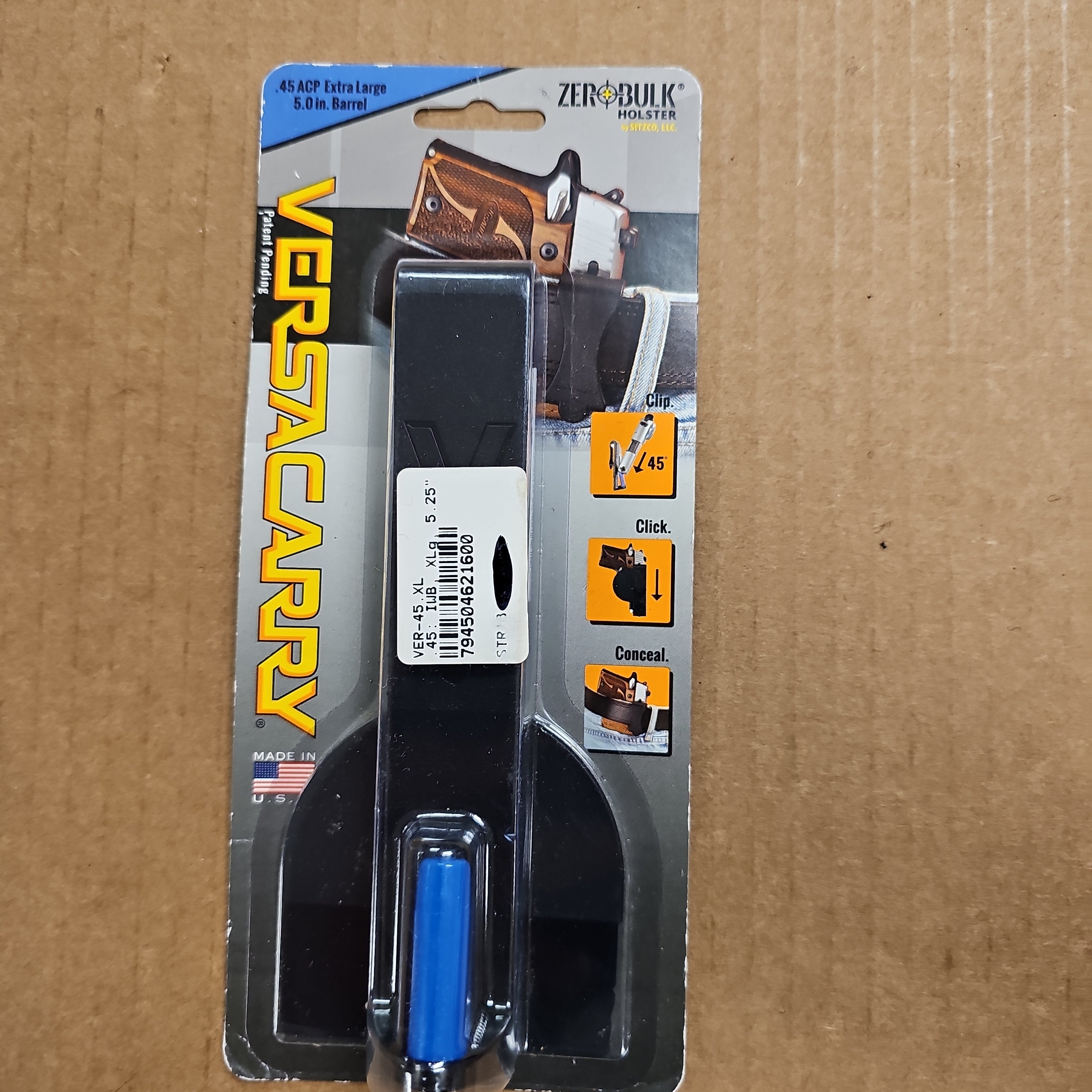 .45: IWB, XLg, 5.25 Clip, Fits 4.3 - 4.75 Barrels 45-XLRG – GunCycle