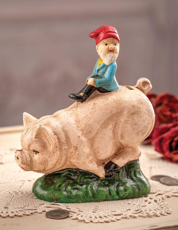 Wee Winkle And Paddy The Pig Bank 34030 by Victorian Trading Co – GunCycle